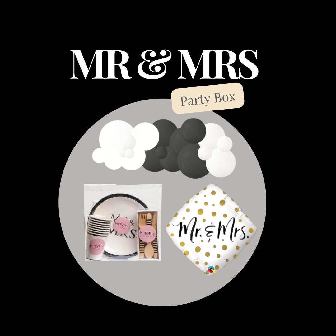 Mr and Mrs Assembled Party Box