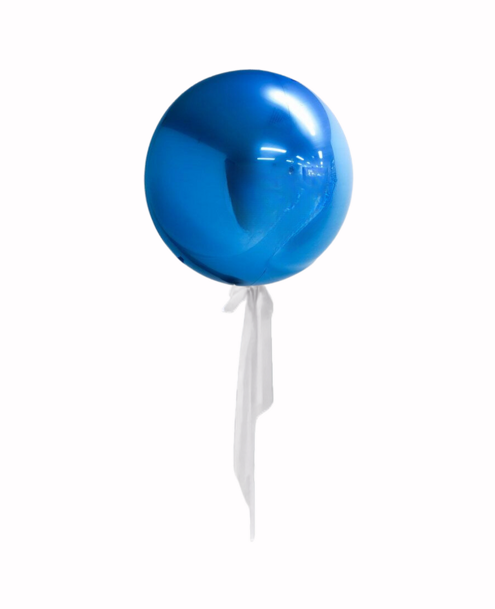 Reflective Deep Blue Ball